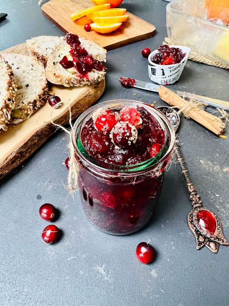 Cranberry Jam -15 minute - Ramona's Cuisine