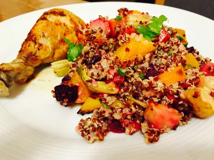 Quinoa Roast Veggies Salad - Ramona's Cuisine