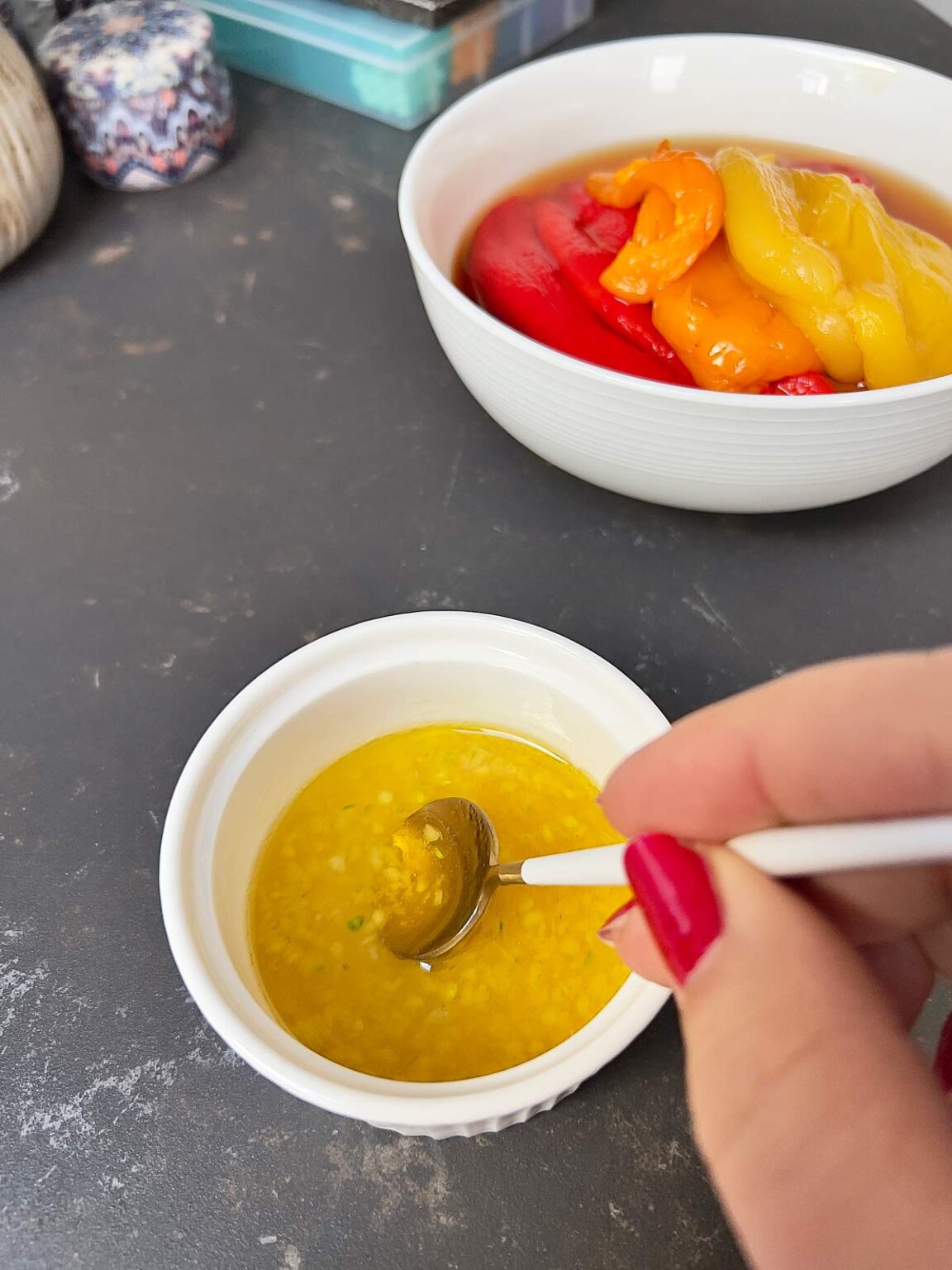 Easy Roasted Pepper Salad - Ramona's Cuisine